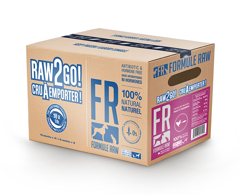 RAW2GO & Frozen Meals for Dogs – Formula Raw