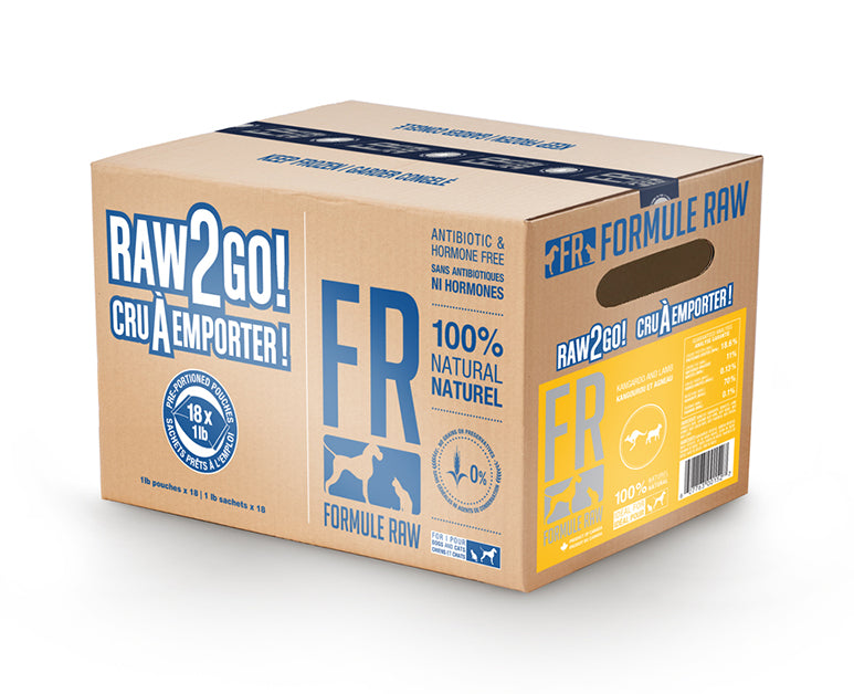 RAW 2 GO: Kangaroo & Lamb – Formula Raw